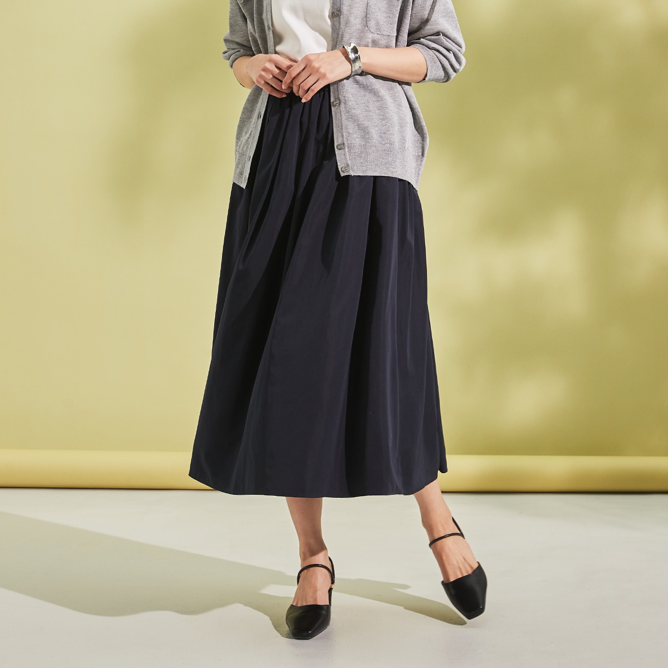 [アウトレット]CITY TAILOREDスカート タフタフレア|O43_RK-532-SK - ORIHICA 公式通販