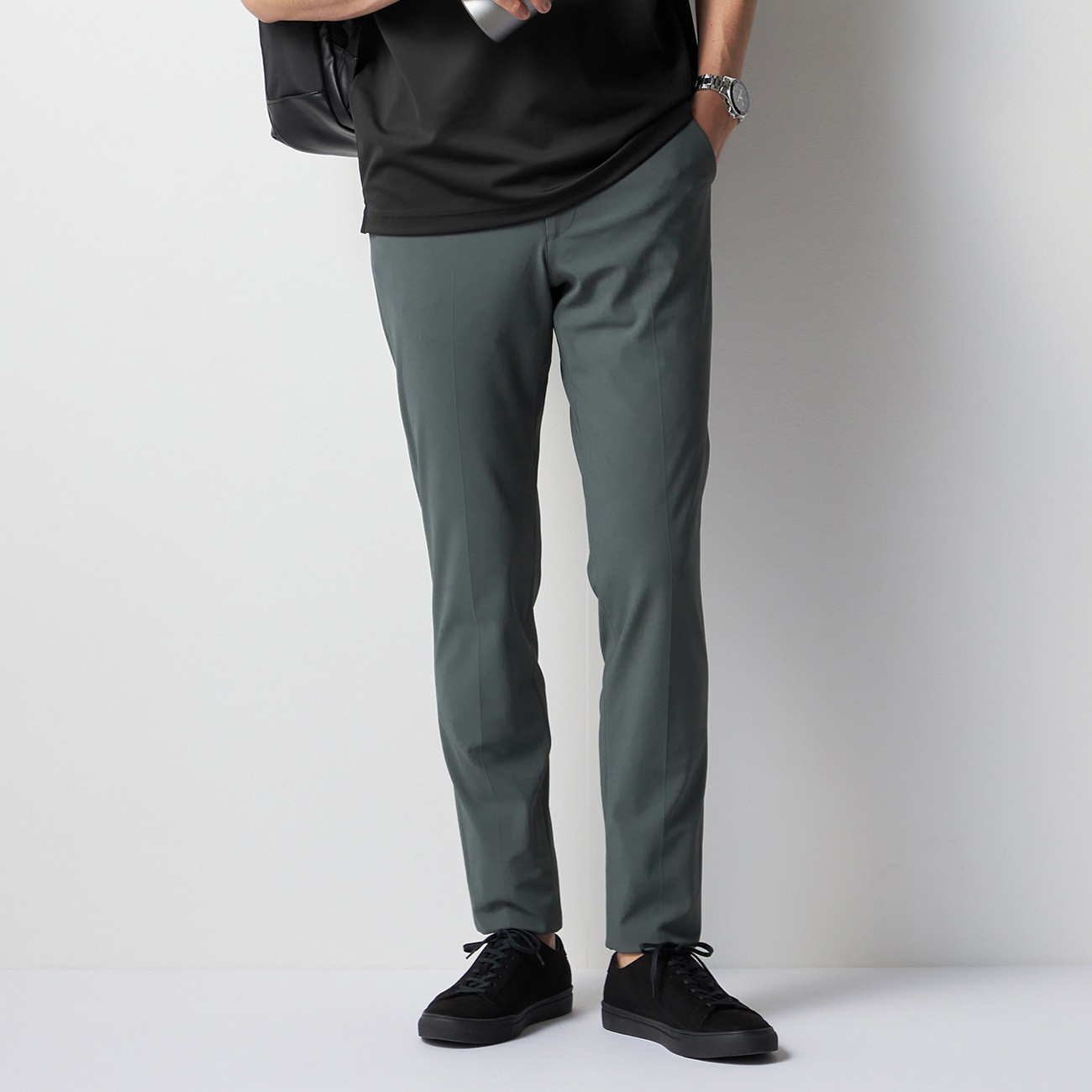 [アウトレット]BIZSPOスラックス 単品 無地 裾上げ済み|O47_S241G931 - ORIHICA 公式通販