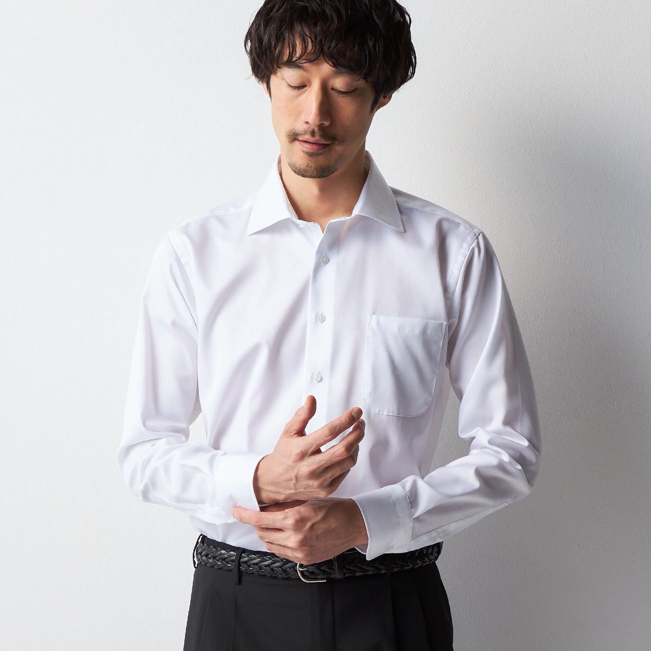 ORIHICA LUXE LINEシャツ ワイドカラー 無地|O49_SSLW5631 - ORIHICA 公式通販