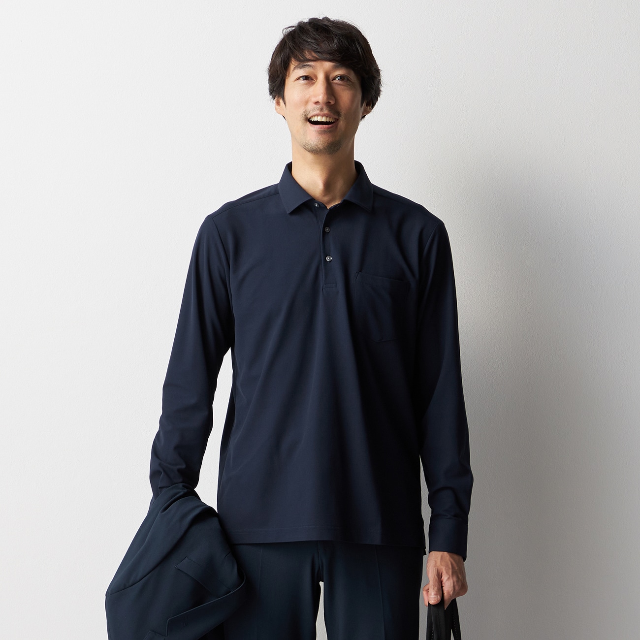 ビズポロシャツ プルオーバー ワイドカラー BIZSPO|O68_68AUYM506 - ORIHICA 公式通販