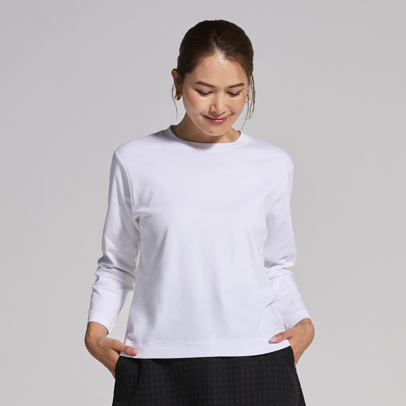 [アウトレット]らくちんTシャツ スムース|O77_RK04CS-4 - ORIHICA 公式通販